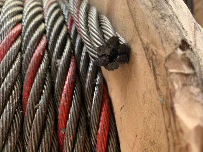 Electric Galvanized Aircraft Rope 6X19+FC/Iws 7/32 Inch Size Steel Wire ...