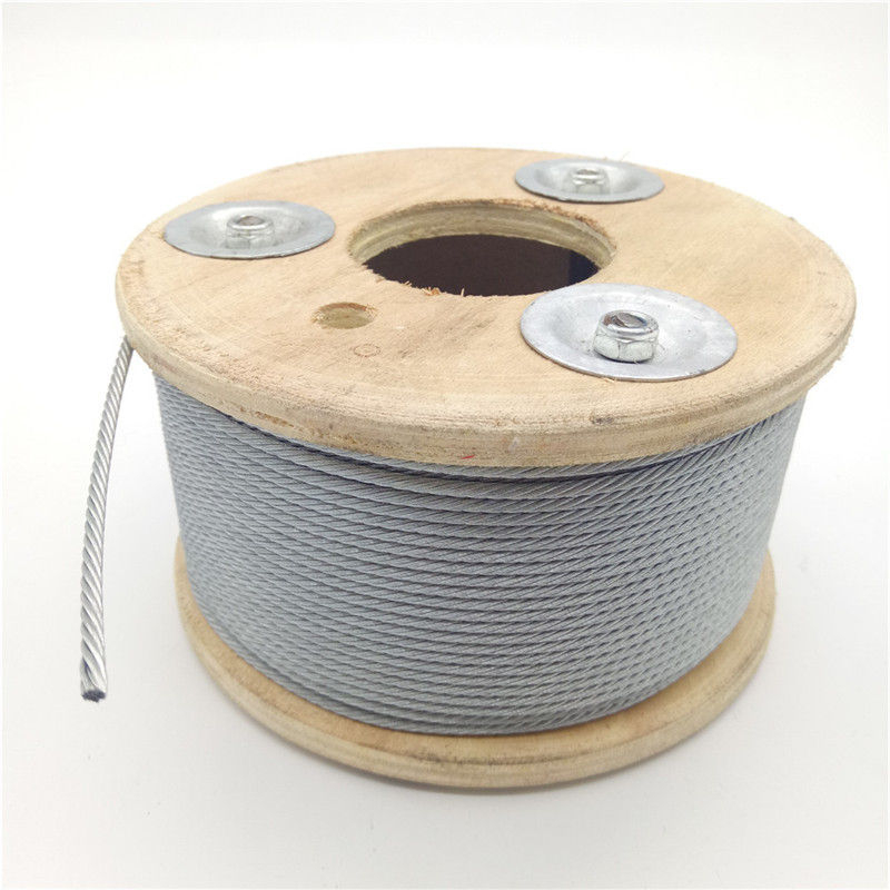 6x19S+IWS Galvanized Steel Wire Rope 3mm Steel Cable 3/8 for Personal ...